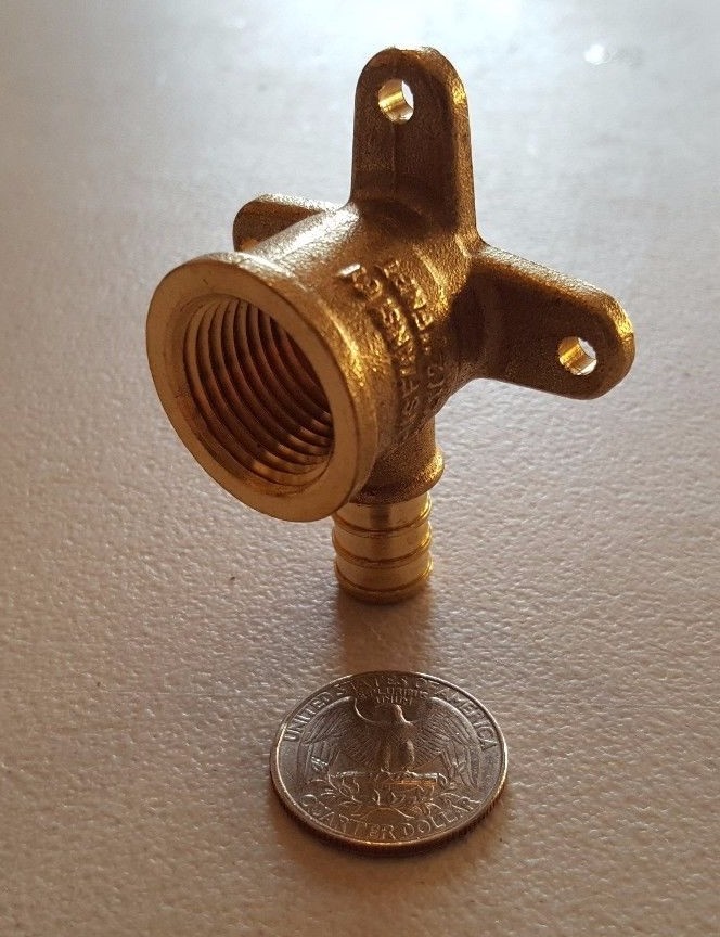 (10) 1/2" PEX X 1/2" FEMALE NPT THREADED DROP EAR ELBOW CRIMP FITTINGS ...