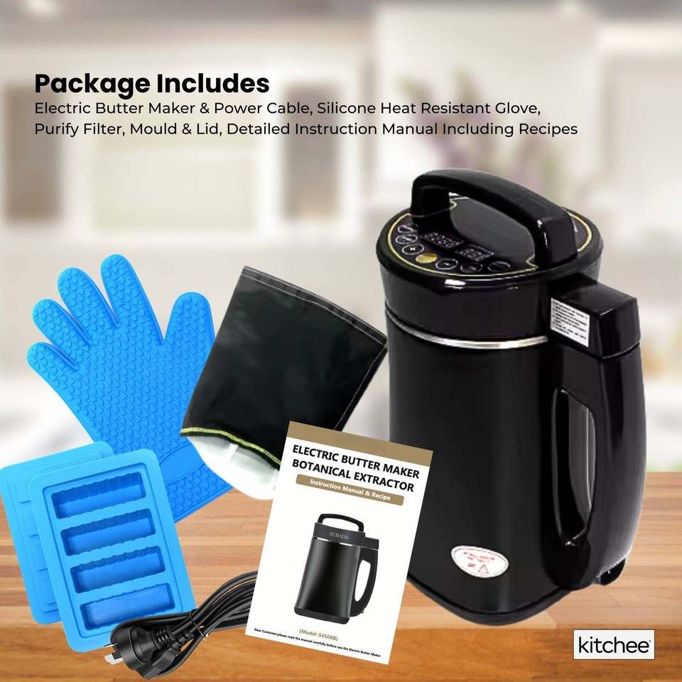 Kitchee Electric Butter Oil Herbal Infuser & Extractor + Decarboxylator ...
