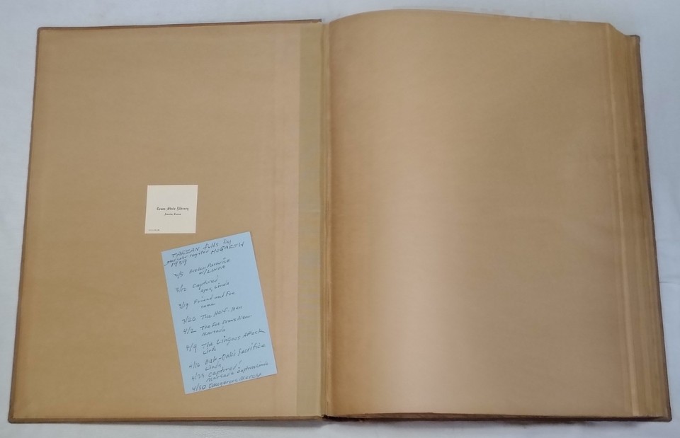 61 UNCUT 1939 TEXAS NEWSPAPERS VOLUME COLOR COMICS (9) TARZAN + HITLER ...