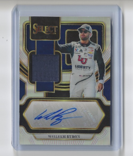 William Byron 2024 Panini Select Relic Auto Silver Prizm /49 NASCAR ...