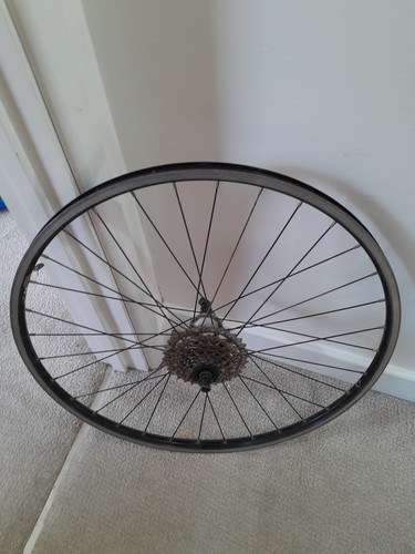 MAVIC X 221 26" REAR WHEEL DEORE HUB HB-510 RETRO MTB 7SP SRAM WTB RIM ...