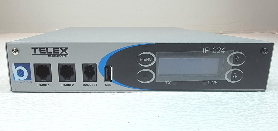 TELEX IP-224 Dual IP Remote Adapter Panel w/ Power Adapter | eBay