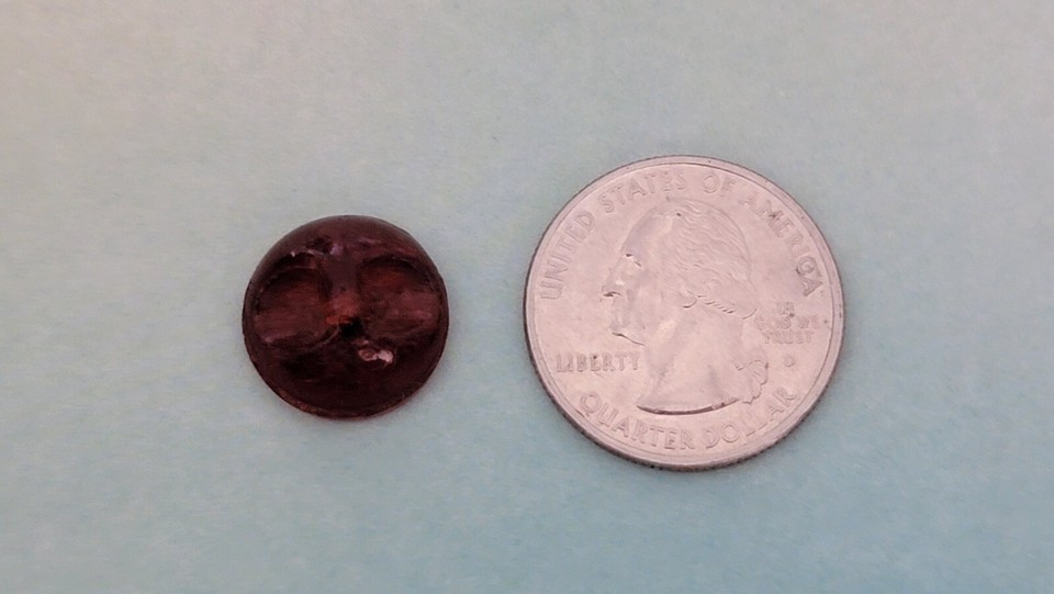 Amazing Antique Ruby Glass Button w Gold Bird etched | eBay