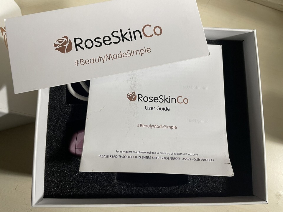 Rose Skin Co IPL Hair Removal Handset - Lumi White / Gold Handheld VG ...