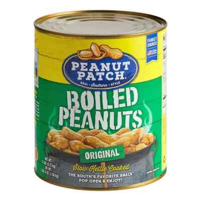 Peanut Patch Original Boiled Peanuts #10 Can - 6/Case | eBay