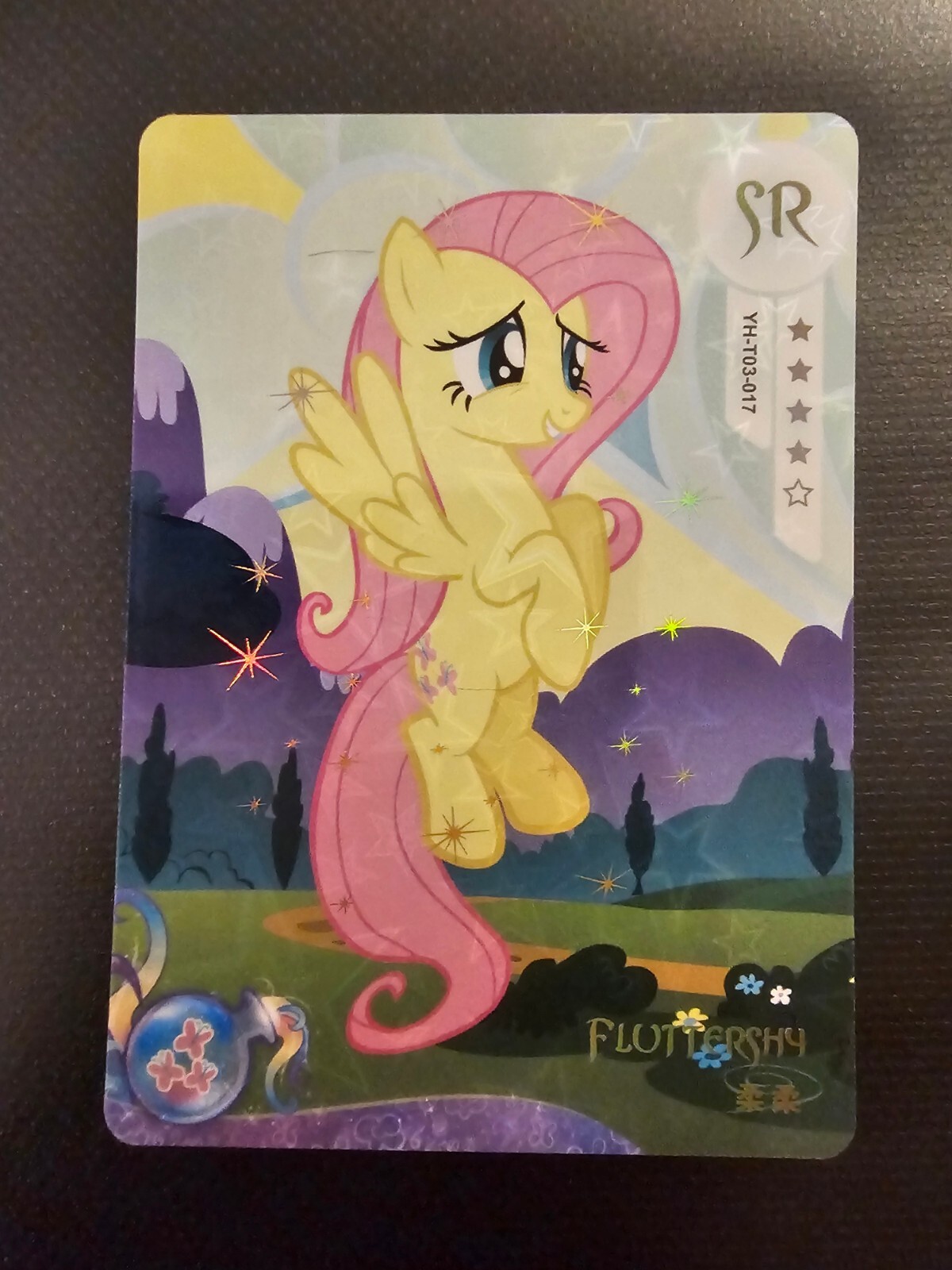 fluttershy yh-t03-017 my little pony kayou trading card SR mlp tcg ccg ...