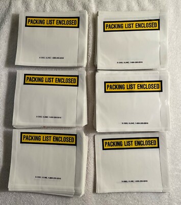 Uline Packing List Envelopes Pre-owned | eBay