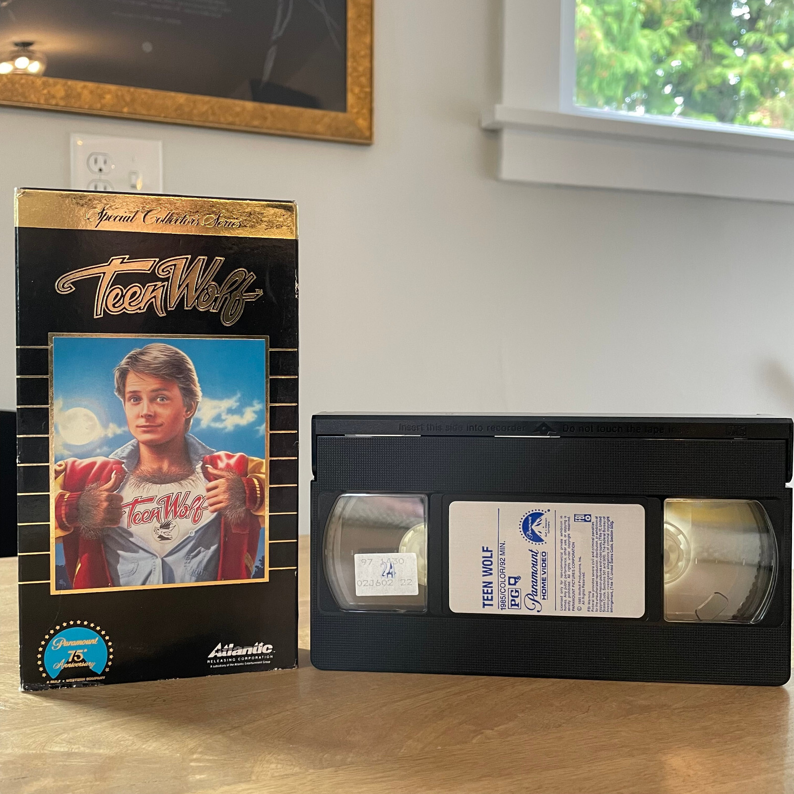 Teen Wolf 1985 Werewolf Comedy VHS Michael J Fox James Hampton Susan ...