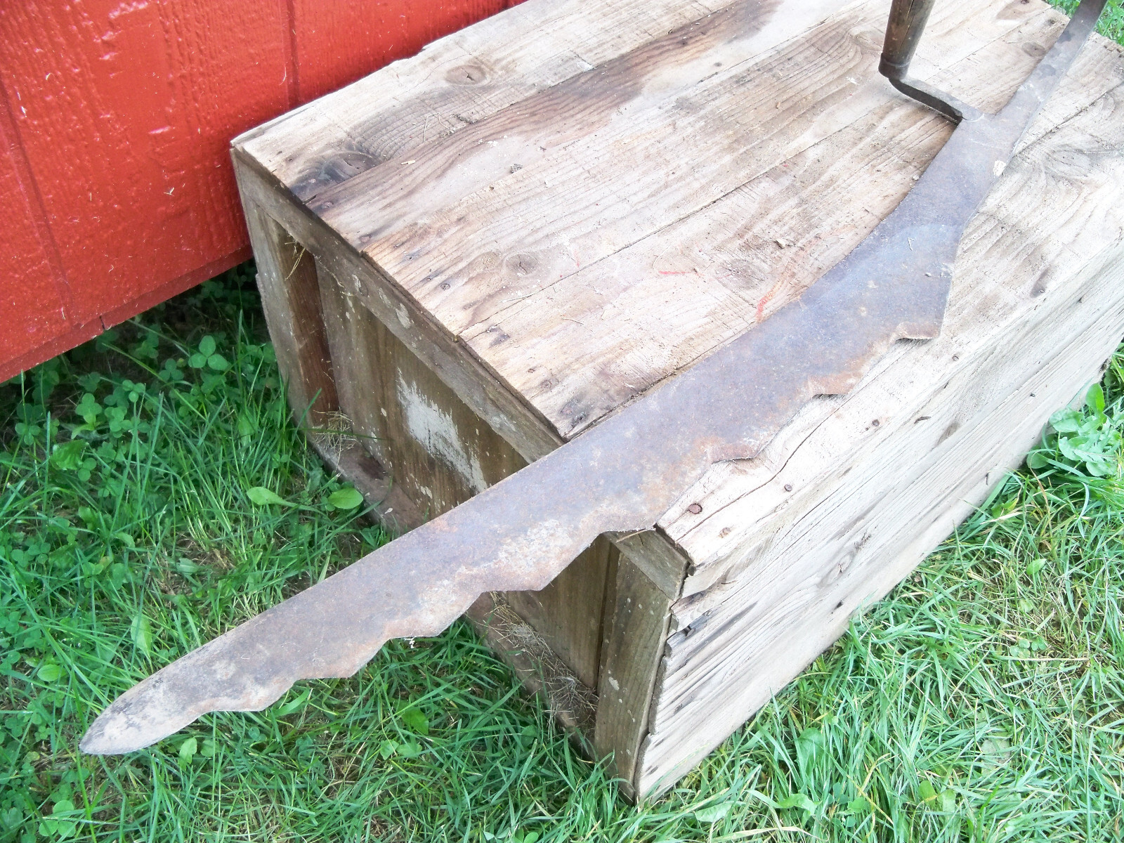 Antique Hay Knife Farm Harvesting Tool, 35" Long, Rustic Western ...