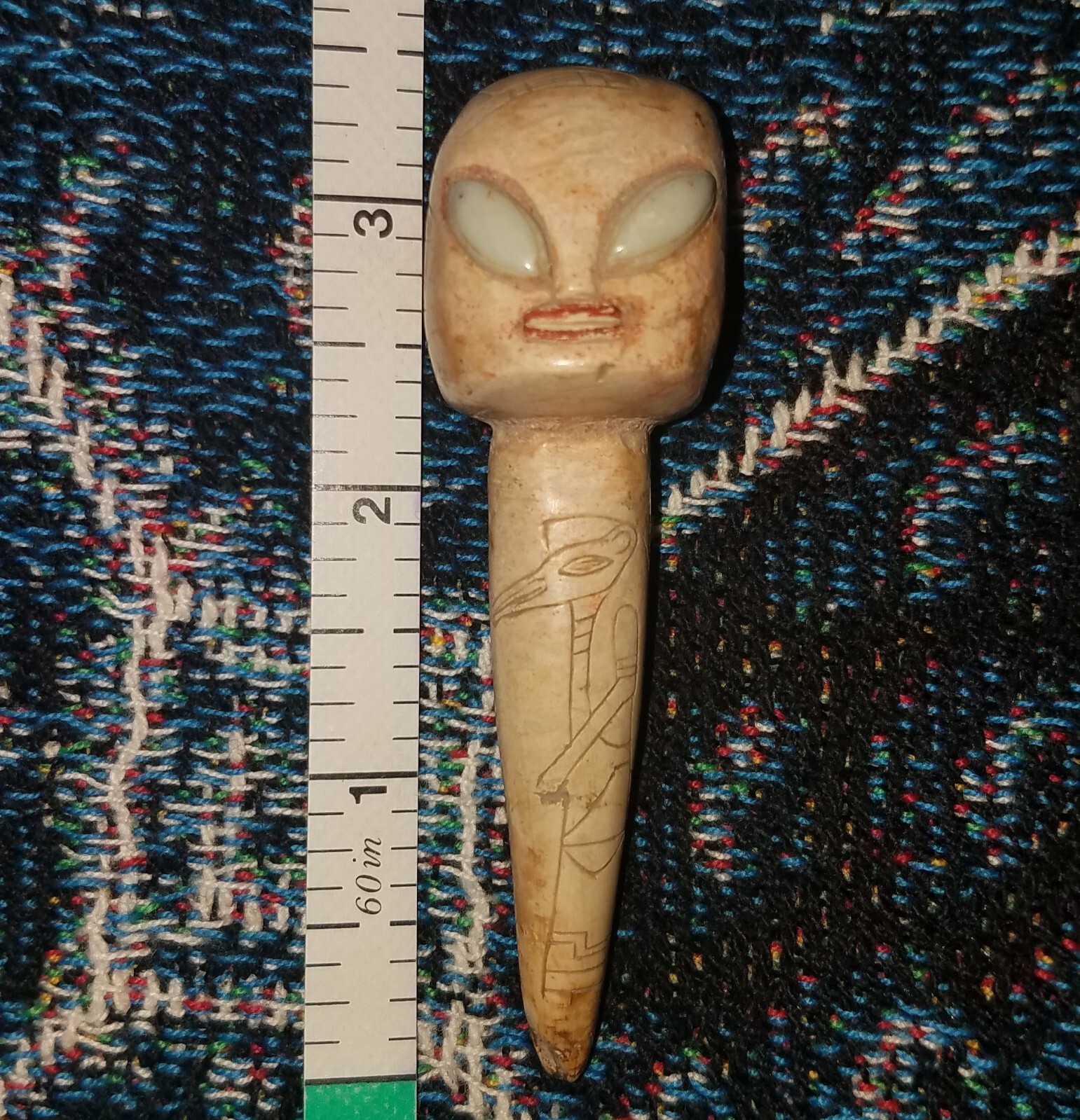 Ojuelos De Jalisco Authentic Ancient Alien Stone Carved Pendant🛸👽 | eBay