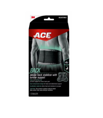 SM ACE Sport Deluxe Back Stabilizer Adjustable Up to 48" waist | eBay