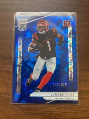 2024 Donruss Elite - Status Blue No. 10 Jamarr Chase 125/875 (Bengals ...