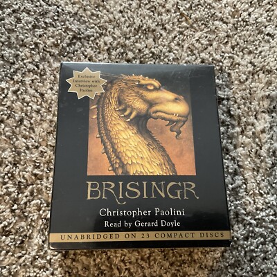 Brisingr by Christopher Paolini Read by Gerard Doyle (23 CD's) - NEW ...
