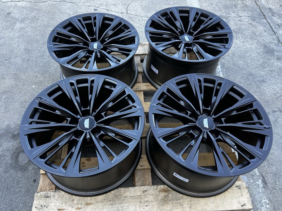 19" OEM Cadillac CT5-V CT5V CT5 V BlackWing Black Wing Wheels Rims ...