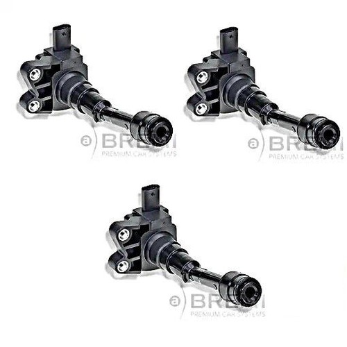 3 X Zündspule BREMI Für FORD B-Max C-Max II Ecosport Fiesta Focus III ...