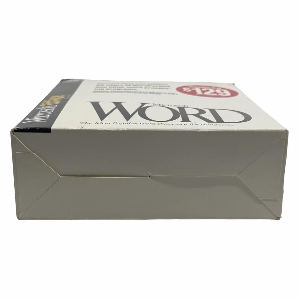 Microsoft Word Version 6.0 Special Upgrade Edition for Windows 3.5 ...