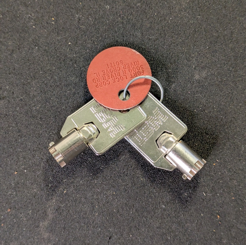 Vintage IBM Computer Tubular Keys Barrel Socket with Original Tag Fort ...