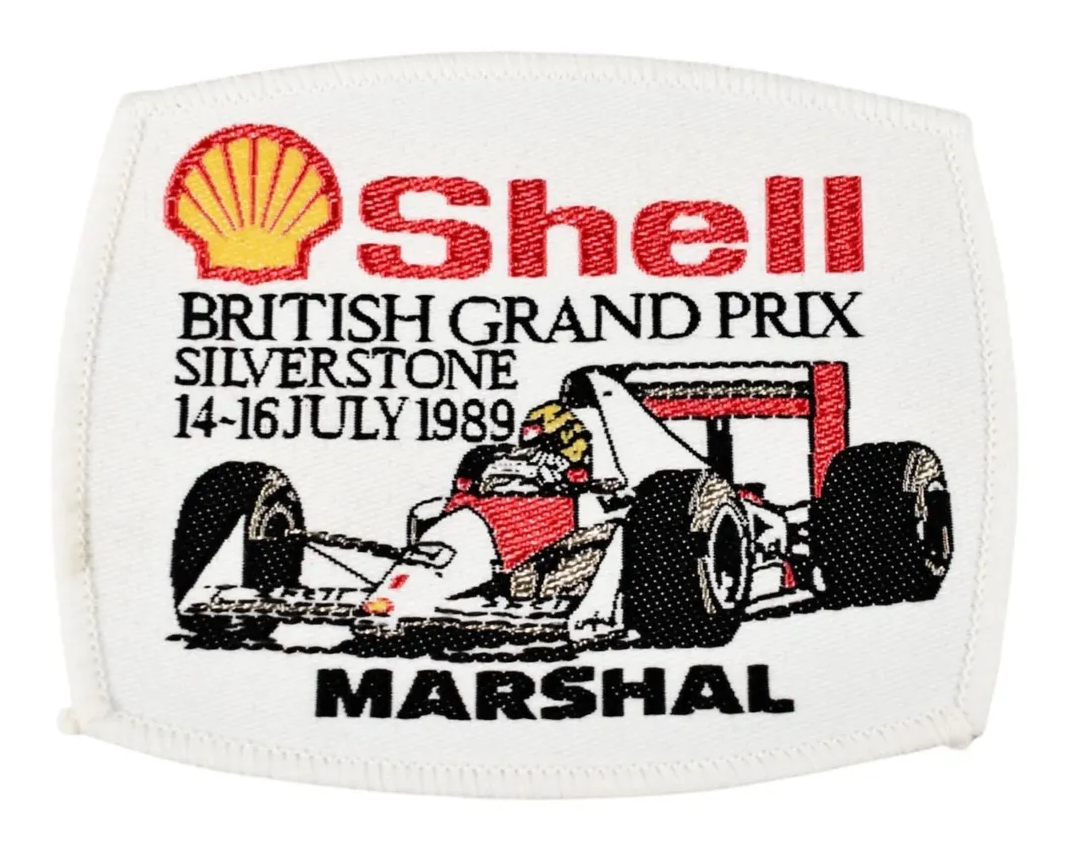 Vintage Shell British Grand Prix Silverstone 1989 'Marshal' Cloth Patch ...