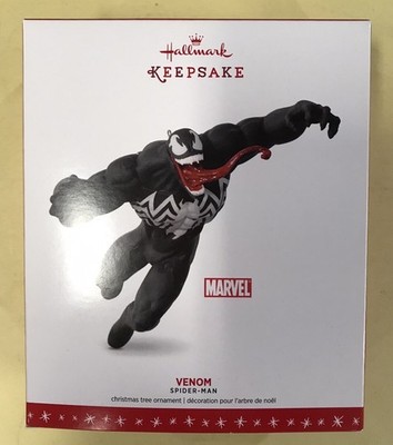 HALLMARK Keepsake 2016 VENOM MARVEL SPIDER MAN ORNAMENT Avengers Movie ...