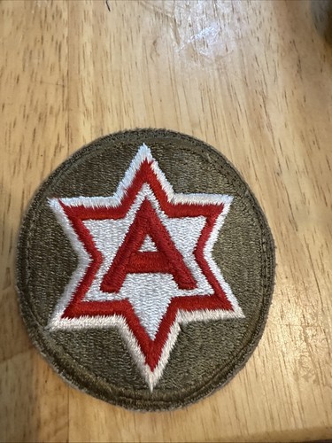 WWII US Army Patch 6th Service Command Sixth Insignia SSI Embroidered ...