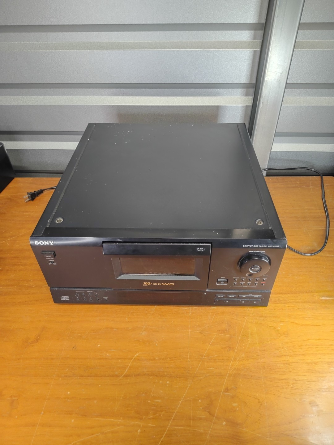 Sony CDP-CX355 CD Player MegaStorage 300 Carousel Vintage Tested Works ...