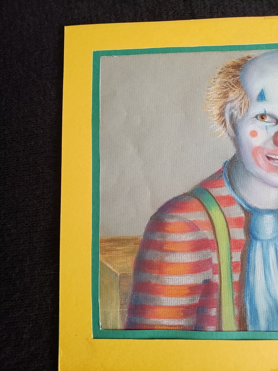 Chalk Pastel Art Clown