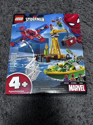 LEGO Marvel 76134 Spider-Man Doc Ock Diamond Heist Set Sealed Retired ...