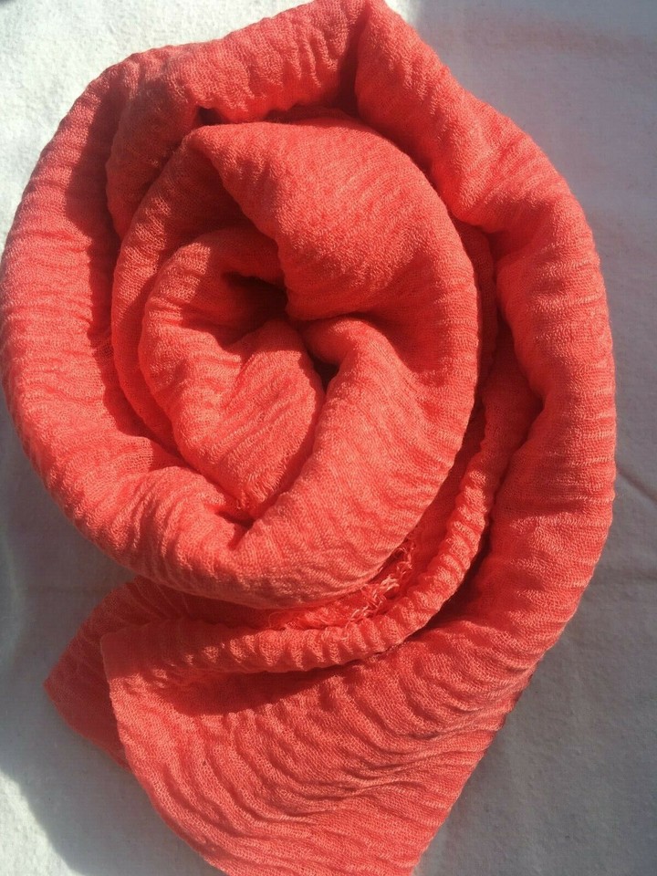 Crinkle Maxi Women Long Crimp Mix Cotton Shawl Wrap Scarf Hijab Frayed ...