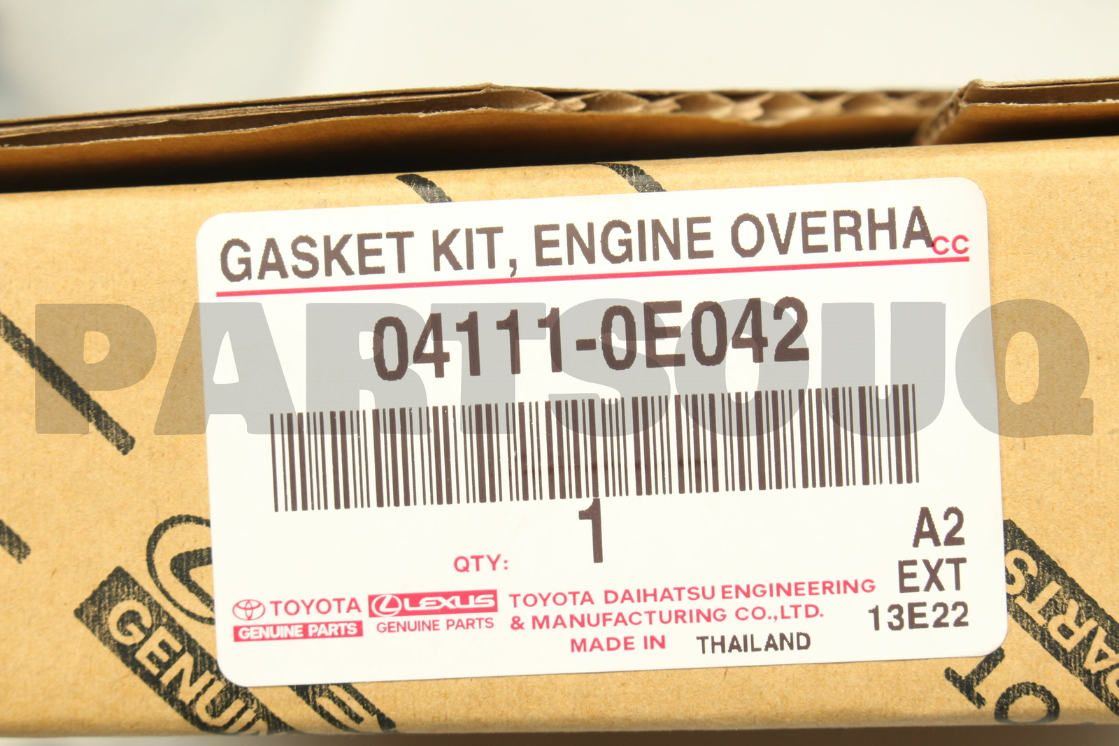 041110E042 Genuine Toyota GASKET KIT, ENGINE OVERHAUL 04111-0E042 | eBay