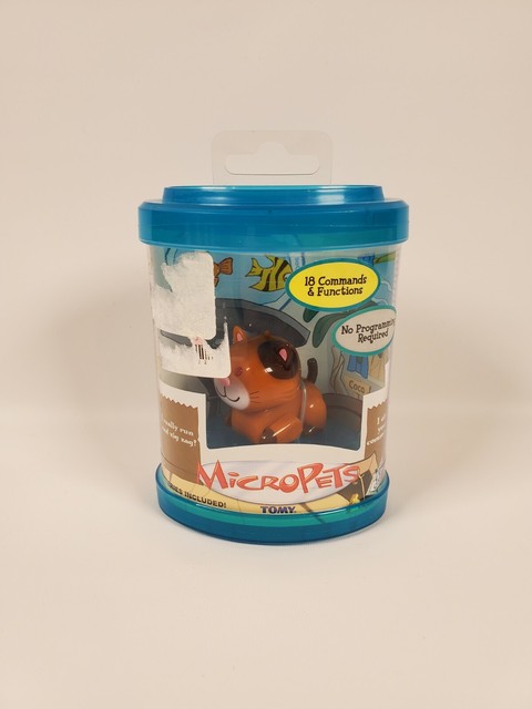 2002 Tomy Micropets Voice Activated Toy - VTG Coco Cute Cat Mini Pets ...