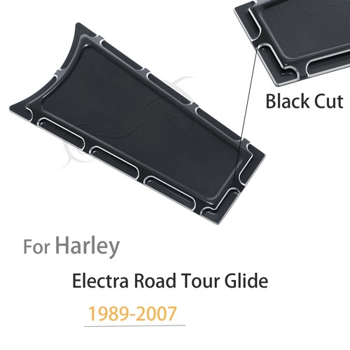 Blk Cut Fuel Dash Insert Cover For Harley Road Electra Glide FLHT ...