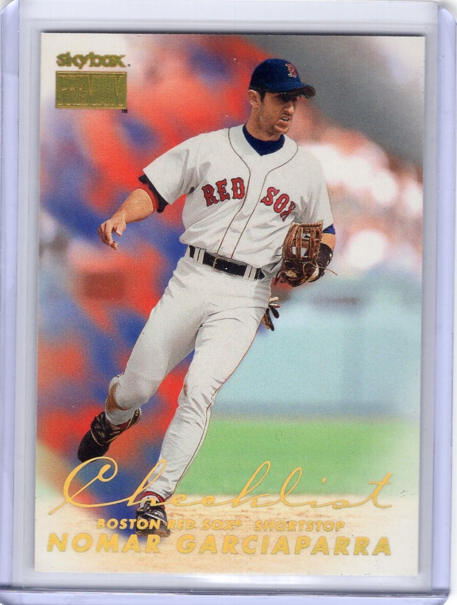 NOMAR GARCIAPARRA 1999 Skybox Premium #298 CHECKLIST - RED SOX | eBay