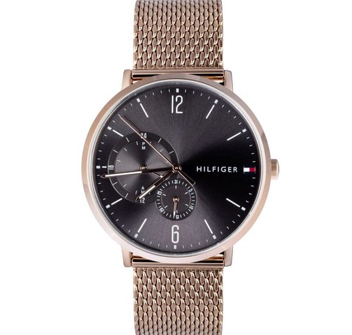 TOMMY HILFIGER BROOKLYN MENS WATCH 1791506 ROSE GOLD - WARRANTY - RRP ...