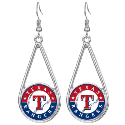 Texas Rangers Womens Silver Drop Dangle Earrings w Gift Pkg D29 | eBay