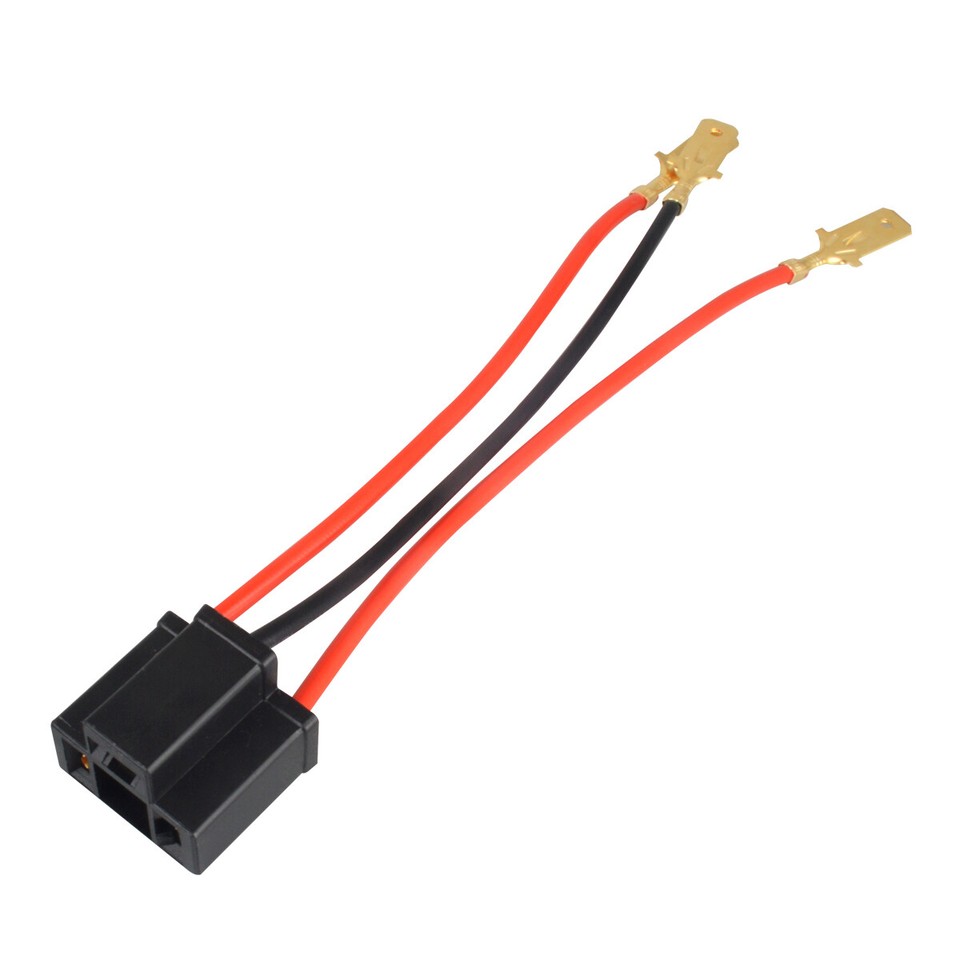 4PCS H4 9003 HB2 Female Pigtail Headlight Connector Plug Adapter Socket ...