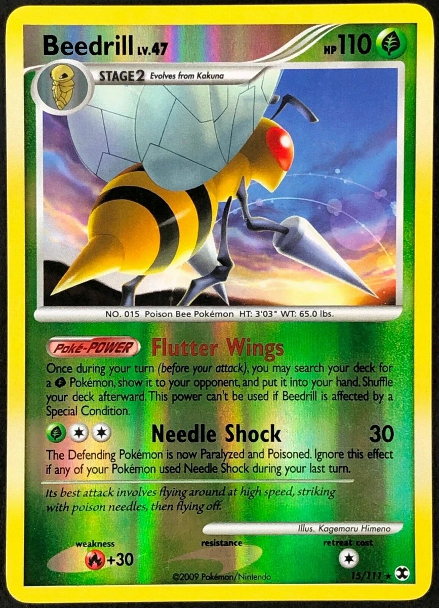 Beedrill Pokemon Card