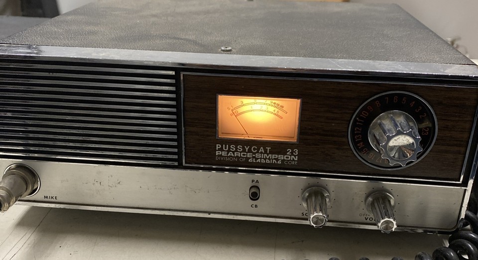Pearce-Simpson Pussycat 23 Base Station CB Transceiver w/microphone | eBay