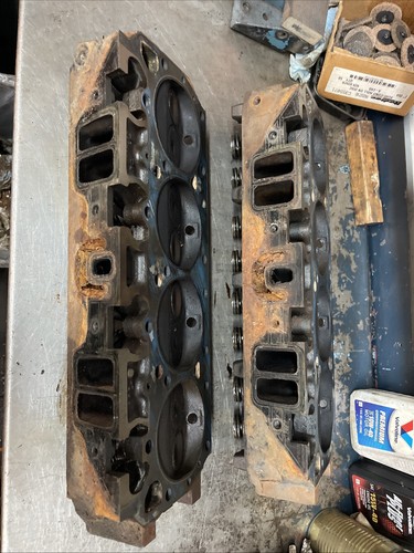 1976 OEM Original Big Block Mopar 452 Cylinder Heads Chrysler Dodge ...
