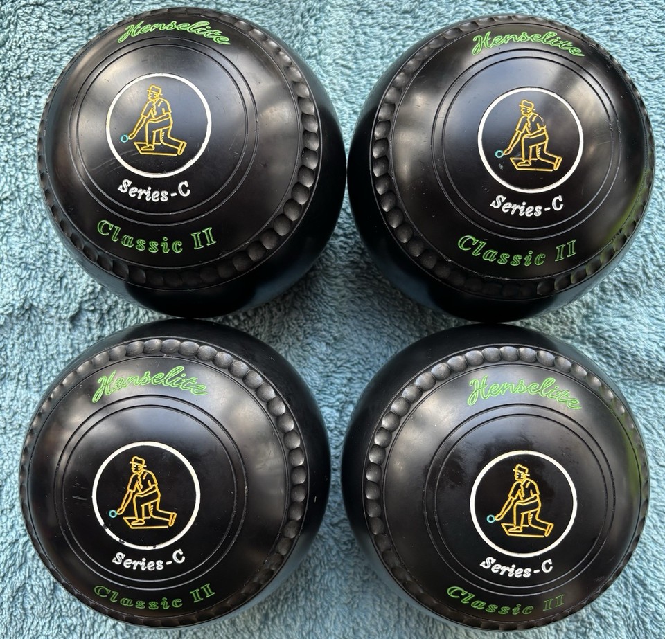 Henselite Classic II Lawn Bowls, Size 3M Mid Bias | eBay UK