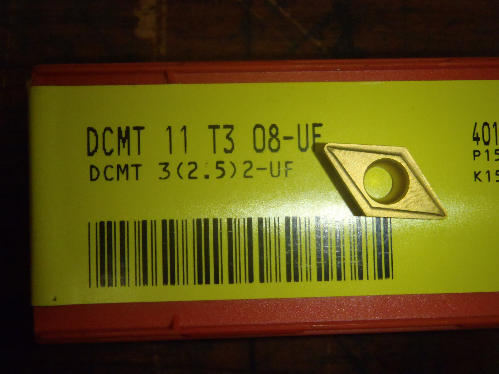 4 Sandvik DCMT 3(2.5)2-UF 4015 Carbide Inserts | eBay