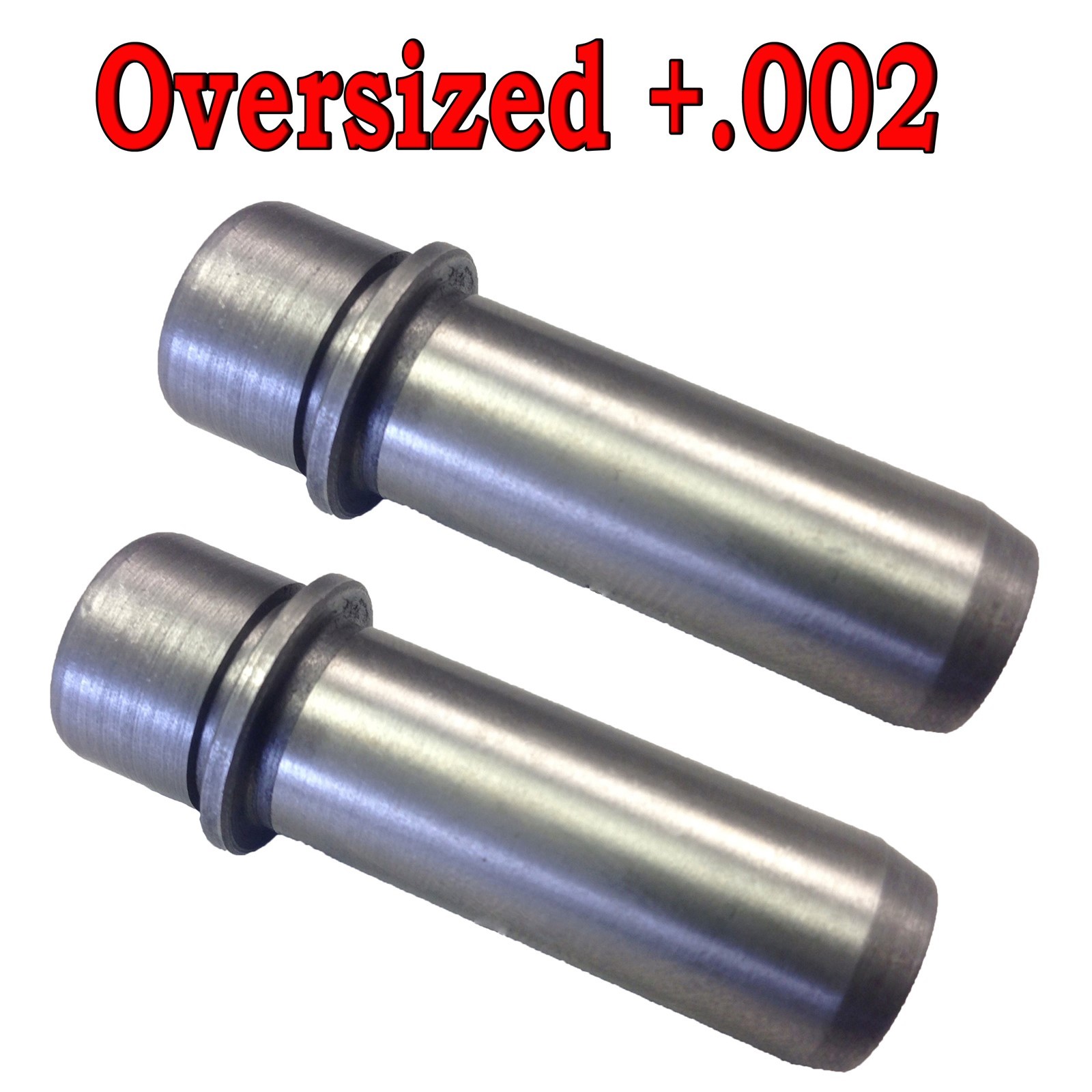 Set of 2, Oversized +.002 Intake Exhaust Valve Guides Harley 1948-79 ...