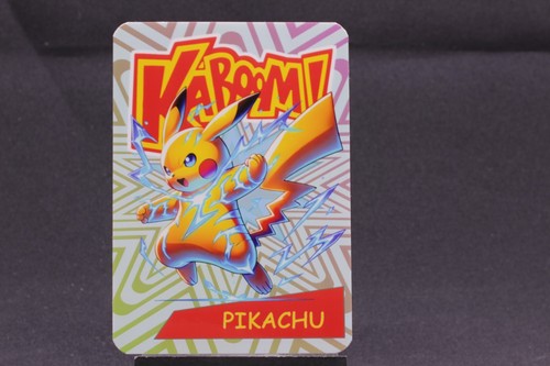 Custom Kaboom Pokemon Pikachu Trading Card k3 | eBay