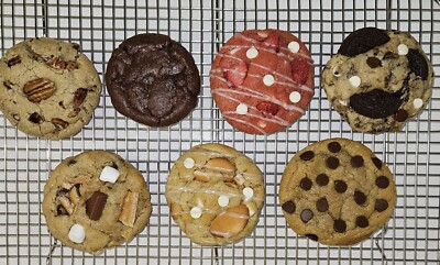 Variety Box Handmade Fresh Baked Cookies, Giant Cookies, 7 Soft Baked ...