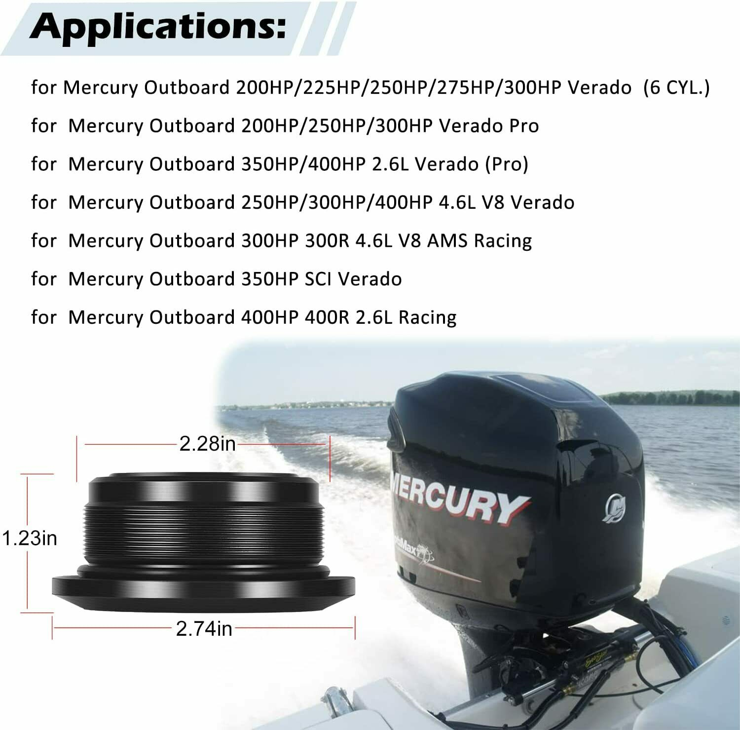 Verado Trim Rod Kit 8M0118299 896157A01 For Mercury Outboard 200-450HP ...