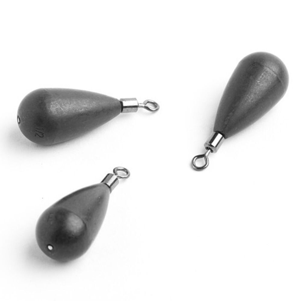 1pc Tear Drop Sinker 1.3g-60g Line Sinkers New Hook Connector fishing ...