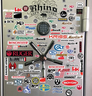 Random Lot of 30+ GUN SAFE Hunting Rifle Pistol Military Decals ...