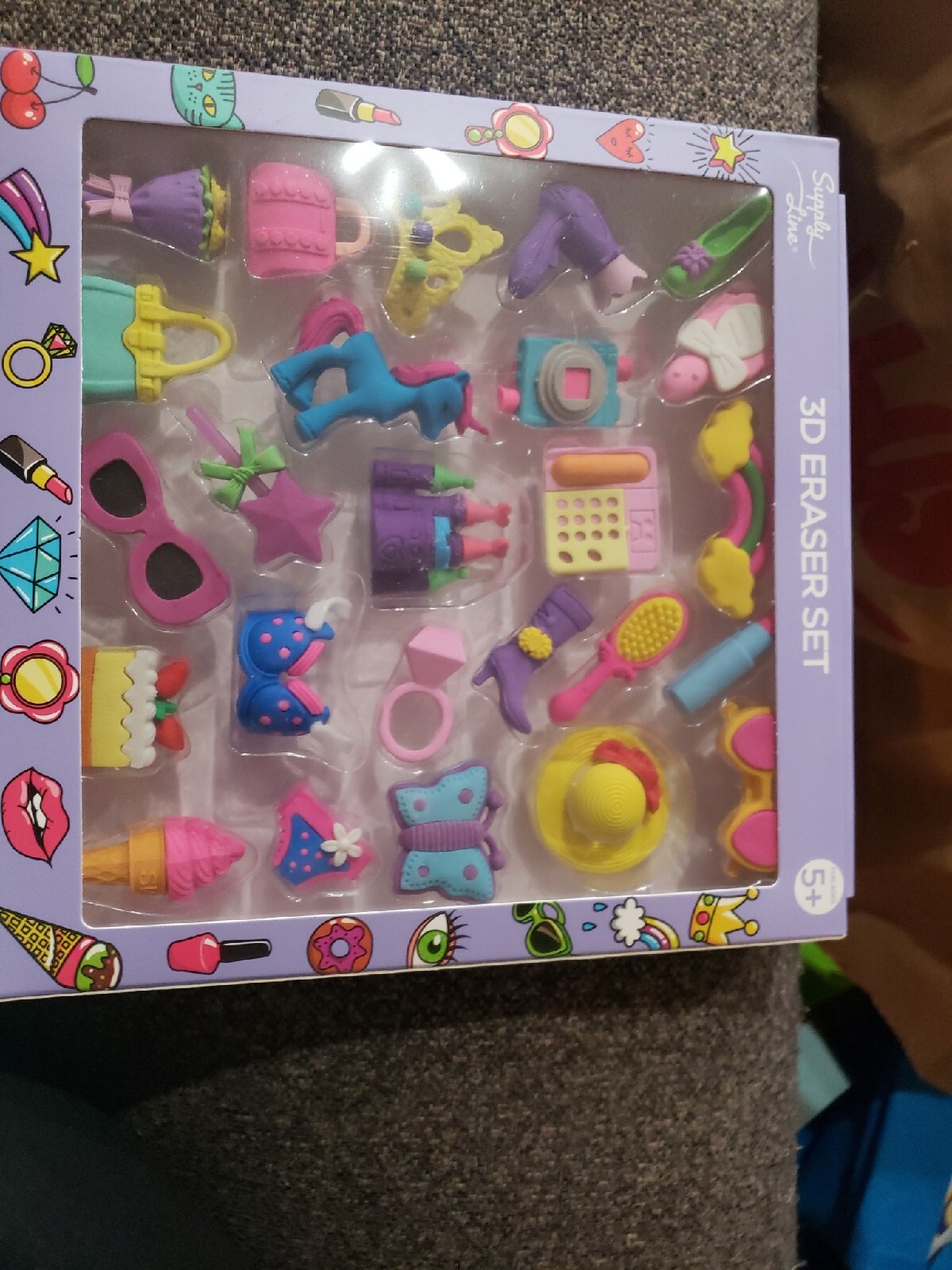 25pc 3D Toy Eraser Set – Accessories! | eBay