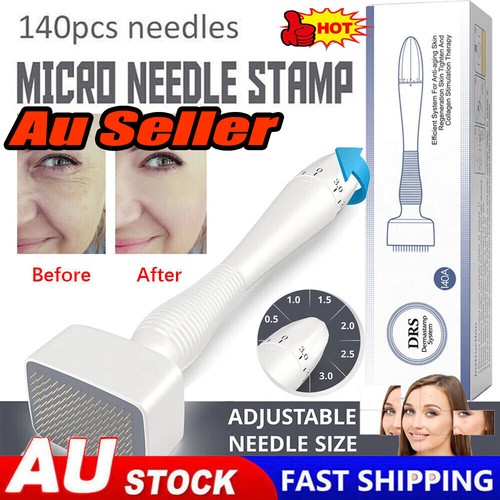 Adjust 0-3.0mm DRS140 Derma Needle Stamp Microneedle Care Roller Anti-Ageing PB | eBay