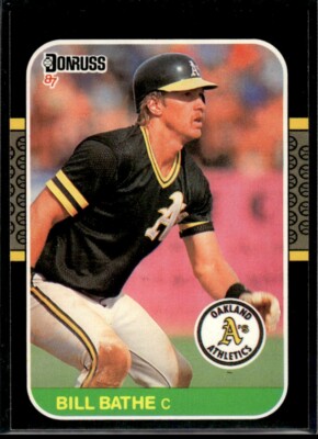 1987 Donruss #281 Bill Bathe Rookie Oakland Athletics | eBay