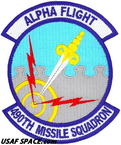 USAF 490th MISSILE SQ-ALPHA FLIGHT -Minuteman III- Malmstrom AFB -ORIGINAL PATCH | eBay